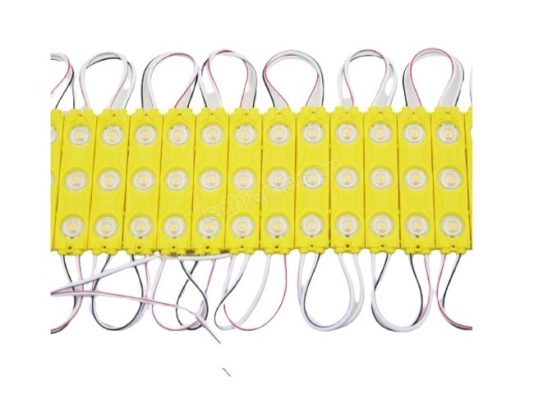 Led hắt 3 bóng 12V 6113 vàng | Led hắt 12V siêu sáng màu vàng